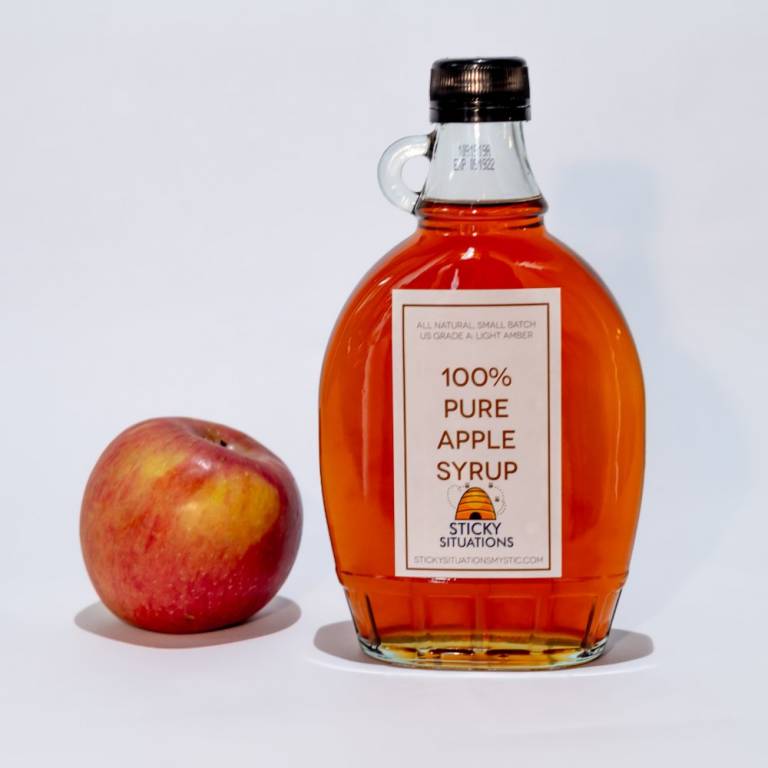 Light Amber Apple Syrup, 12 oz. - Sticky Situations & Extra Virgin Oil