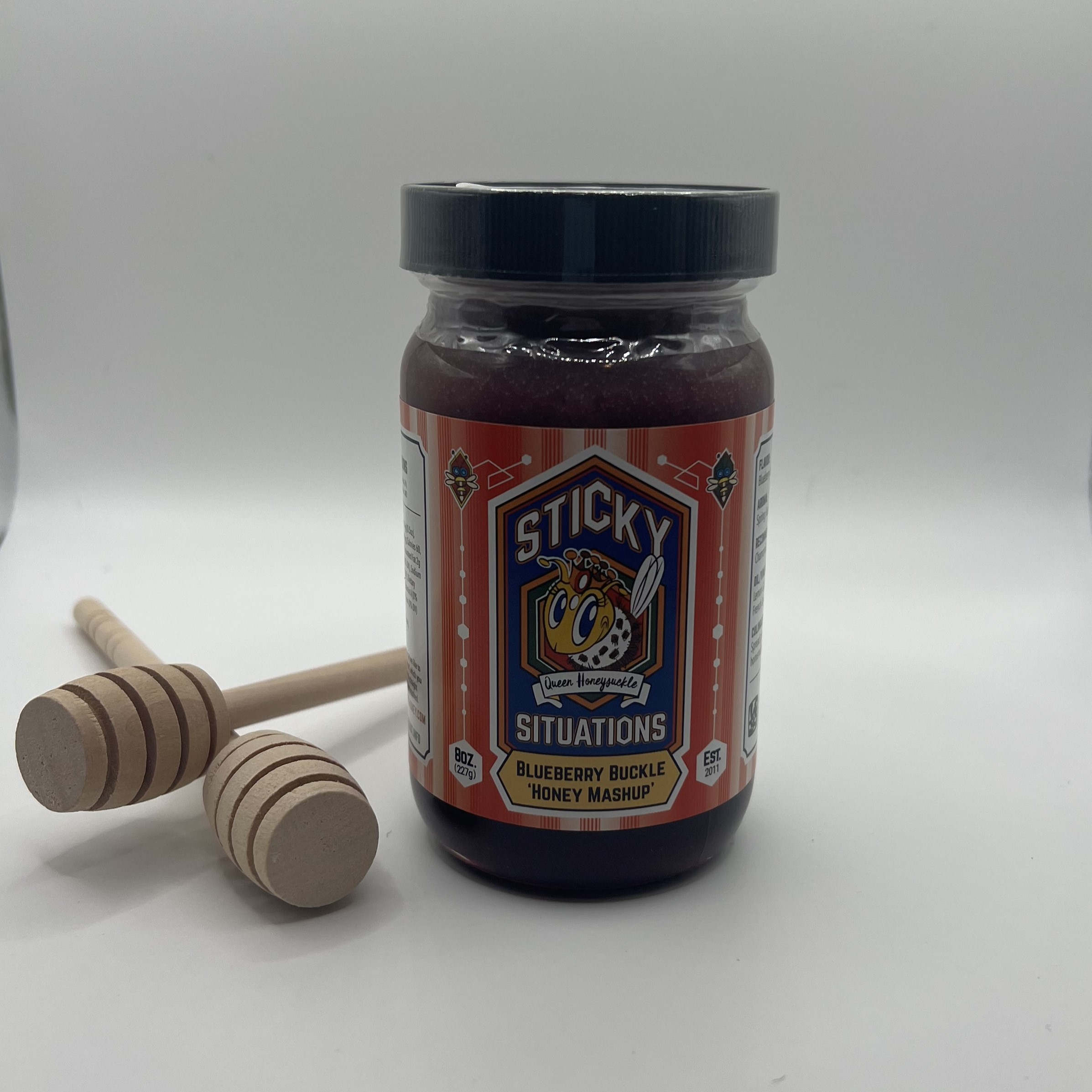 Blueberry Buckle Honey Mashup - Sticky Situations & Extra Virgin Oil